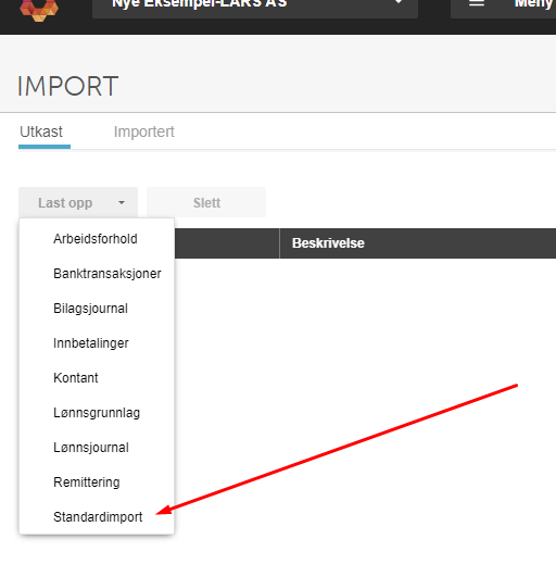 Importer registerfiler – PowerOffice Hjelpesenter